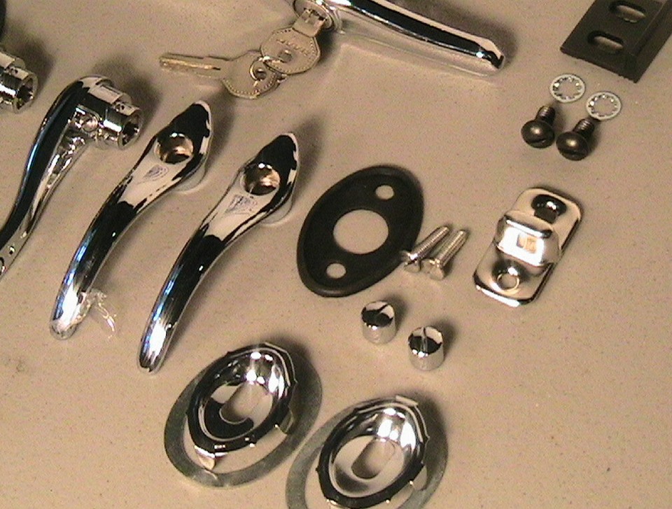 1928-1929 Ford Model A Door & Window Handle Inside & Outside Door ...