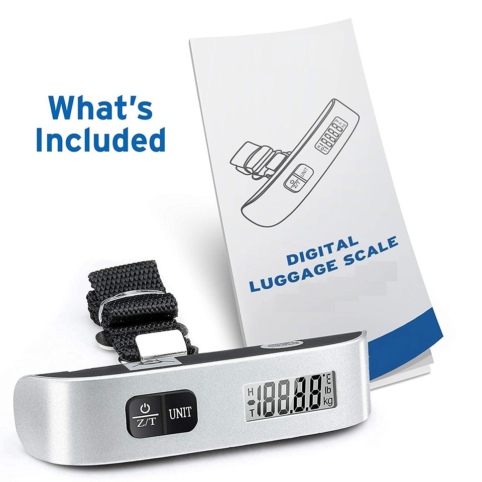 Digital Hanging Postal Luggage Scale, Rubber Paint Technology, Silver ...