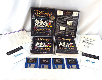 Disney Presents The Animation Studio 3.5" Diskettes IBM / Tandy Vintage ...