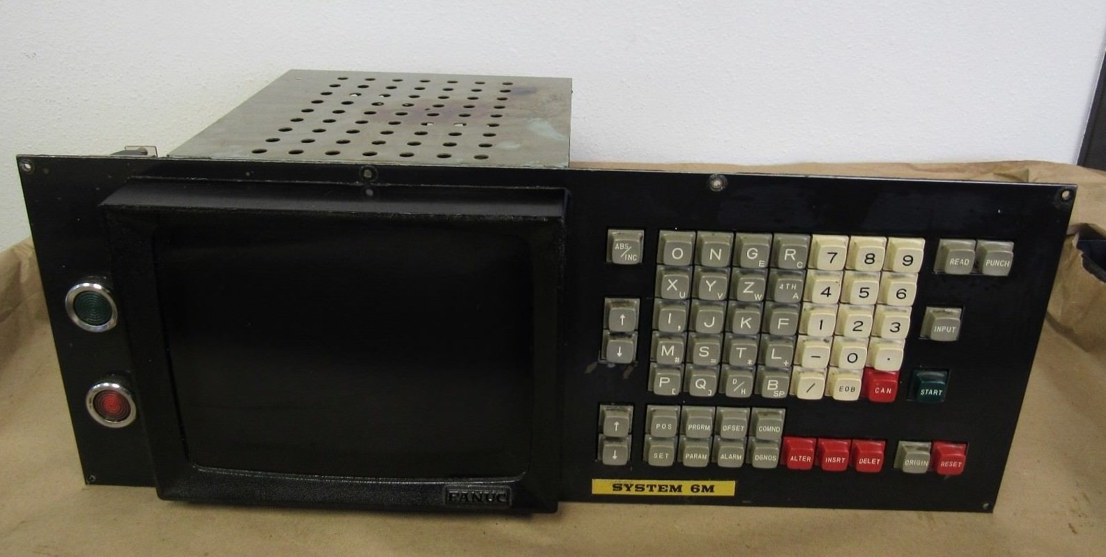 FANUC SYSTEM 6M CRT OPERATOR PANEL A61L-0001-0072, TR-9DK1, A20B-0007-0030/02A a | eBay