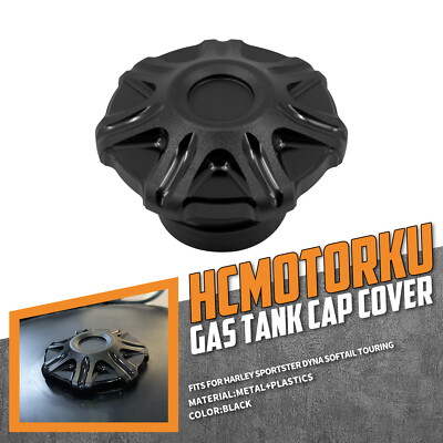 Gas Cap Fuel Oil Tank Matte Black Cover Fit For Harley Sportster ...