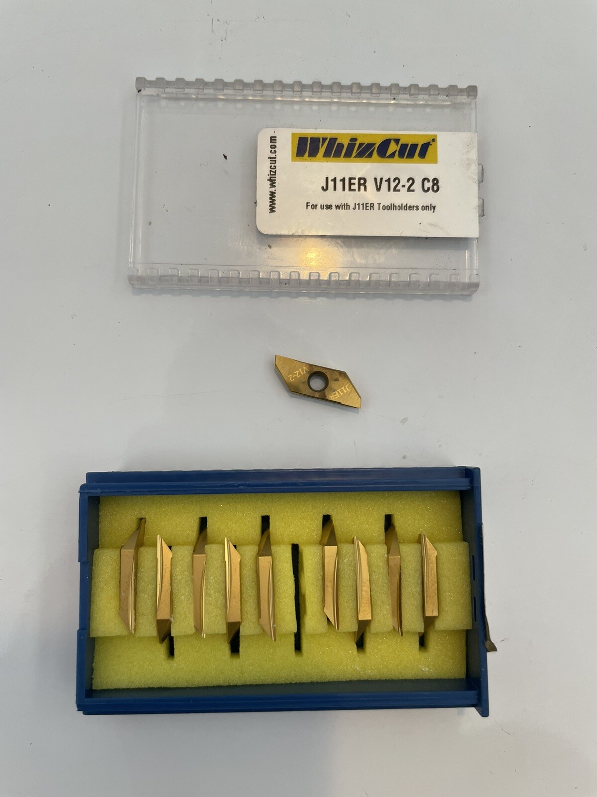 Set of 10 Whizcut Profile Inserts J11ER V12-2 C8 Swiss Tooling Carbide | eBay
