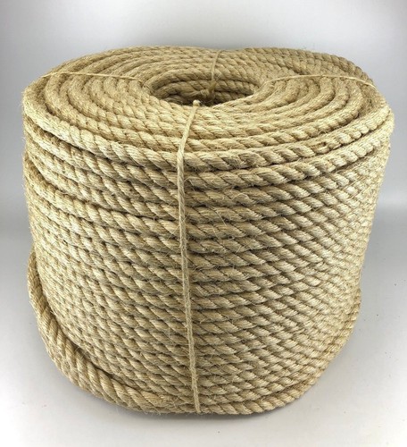 16mm Natural Sisal Rope x 15 Metres, Decking Rope, Garden, Cat ...