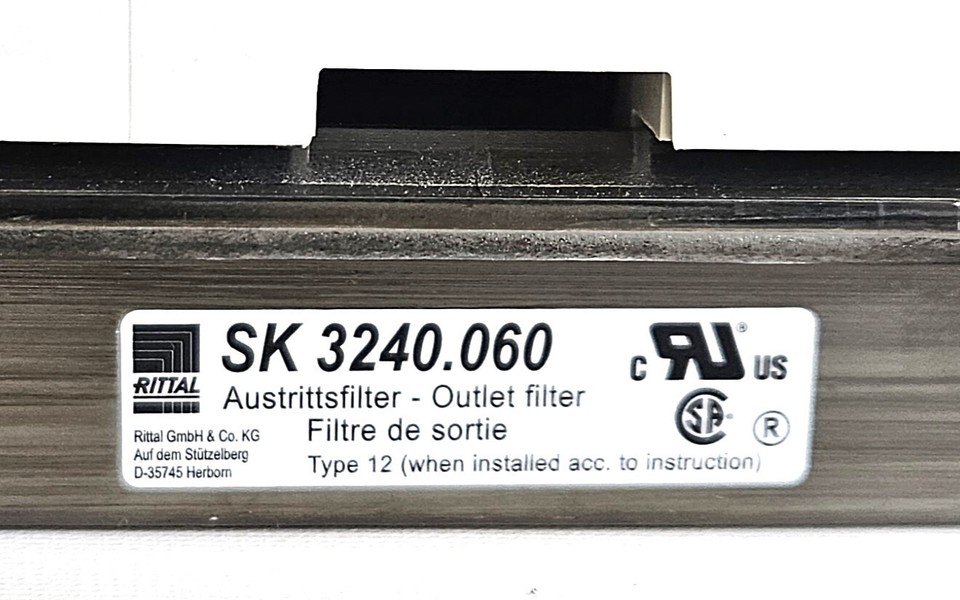 Rittal Sk 3240.060 Austrittsfilter Type 12 Filter Grid Schaltschrank ...