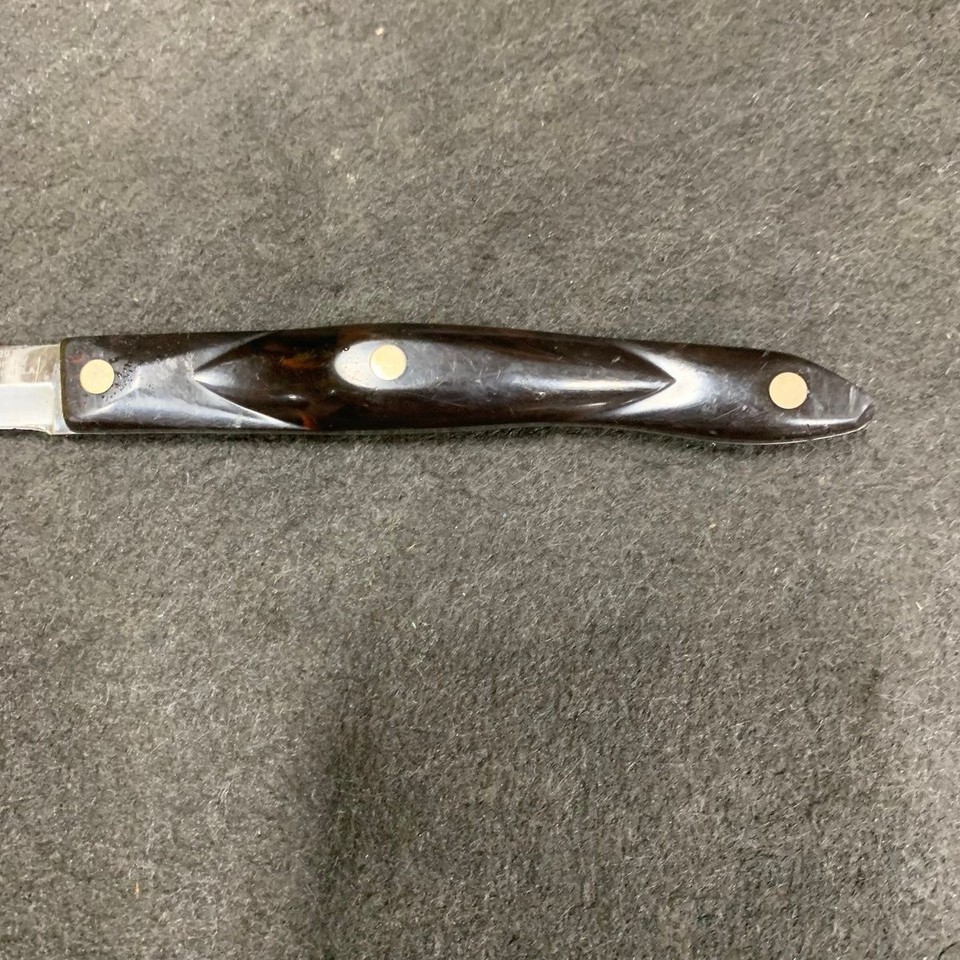 CUTCO 1720 KD Straight Edge Blade Paring Knife, Dark Brown Handle 2-3/4 ...