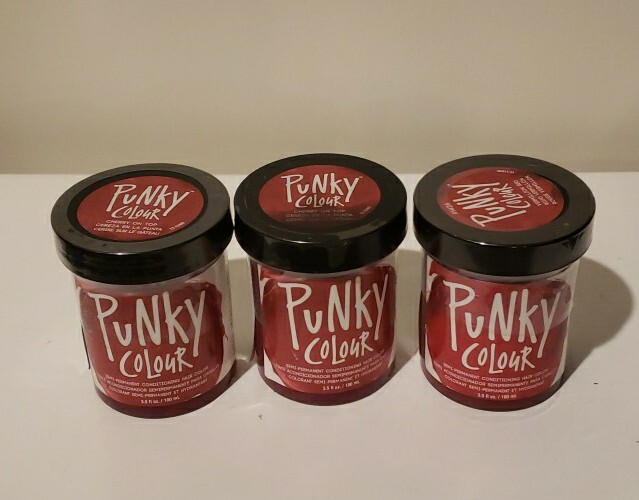 Lot Of 3 Punky Color Cherry On Top Semi-Permanent Conditioning Hair ...