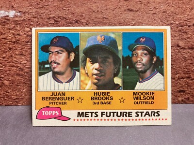 1981 Topps #259 Mets Future Stars Baseball Card Hubie Brooks Mookie ...