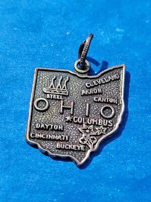 Vintage Sterling Ohio State Charm | eBay