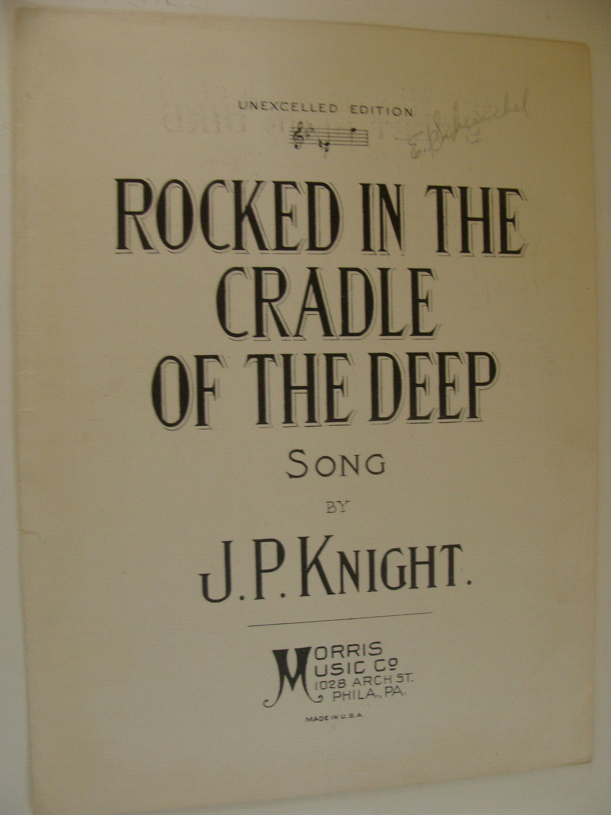 Rocked in the Cradle of the Deep 1925 J P Knight | eBay