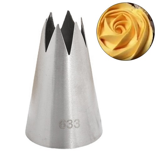 1PC Large Open Star Piping Nozzle Icing Cream Nozzles Bakeware Pastry T ...