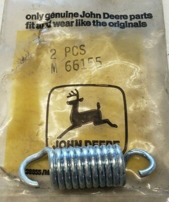 Genuine NOS John Deere Snowmobile Exhaust SPRING M66155 80's SportFire ...