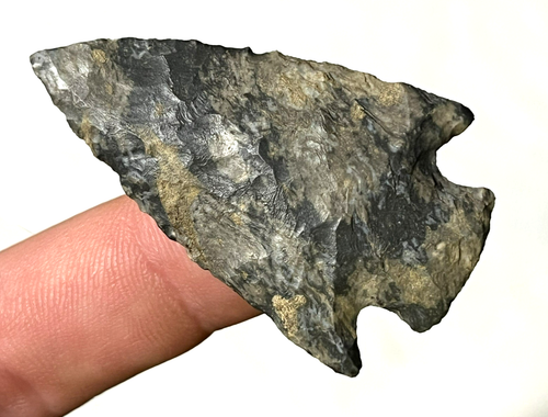 EXCEPTIONAL KIRK CORNER NOTCH POINT OHIO AUTHENTIC ARROWHEAD INDIAN ...