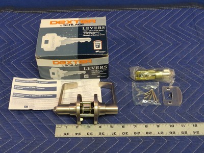 Dexter Privacy Lever Door Knob Lock Set Brushed Nickle J40 MAR 630 D23 ...