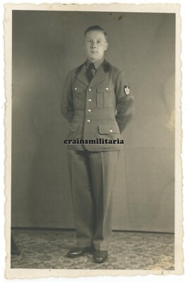 Orig. Foto Portrait Arbeitsmann RAD-Abteilung 4/252 Ibersheim in ...