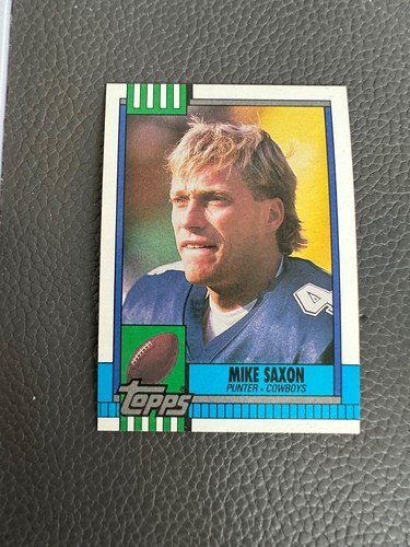 1990 Topps Football #494 Mike Saxon - Dallas Cowboys Punter | eBay