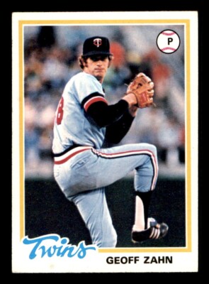 1978 Topps Baseball #27 Geoff Zahn EX *d3 | eBay