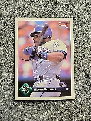 Kevin Mitchell 157 Donruss 1993 Seattle Mariners + 5 Random Bonus Cards ...