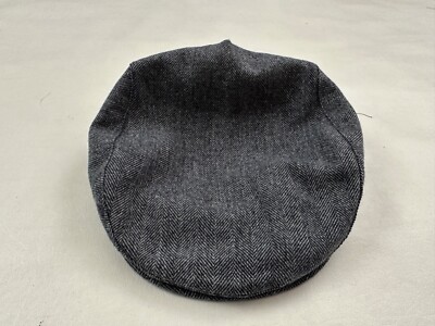 NEW Pendleton Gray Newsboy Hat Cap Cabbie Plaid Wool Size Large | eBay