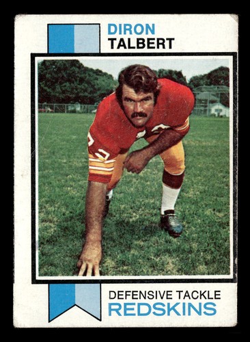 Diron Talbert 1973 Topps #19 Washington Redskins GD | eBay