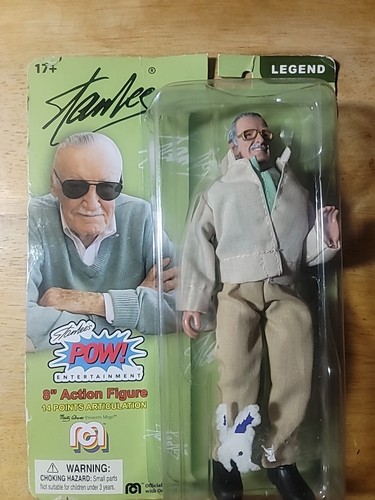 Stan Lee Legend Mego 8” Action Figure POW Out Of Print New In Box | eBay