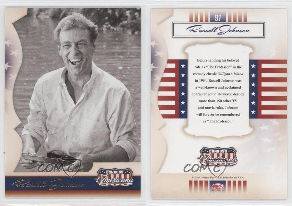 2007 Donruss Americana Retail Russell Johnson #97 a8x | eBay