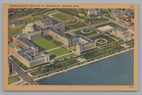 Postcard Massachusetts Boston Massachusetts Institute of Technology ...
