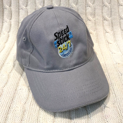 Vintage Speed Stick 24/7 Mennen Embroidered Cap Hat Cotton Gray ...