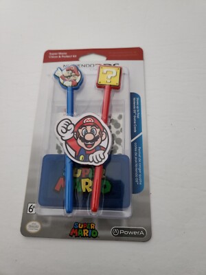 Super Mario 3DS Clean And Protect Kit Sealed | eBay
