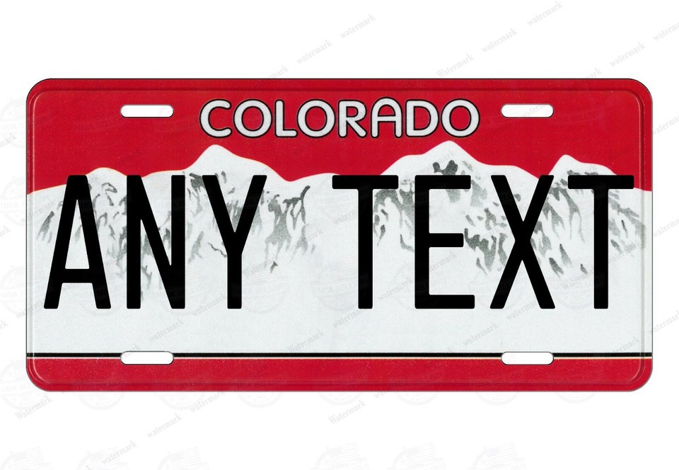 Vintage State License Metal Plate Tag Customized Auto Car Bicycle RV ...