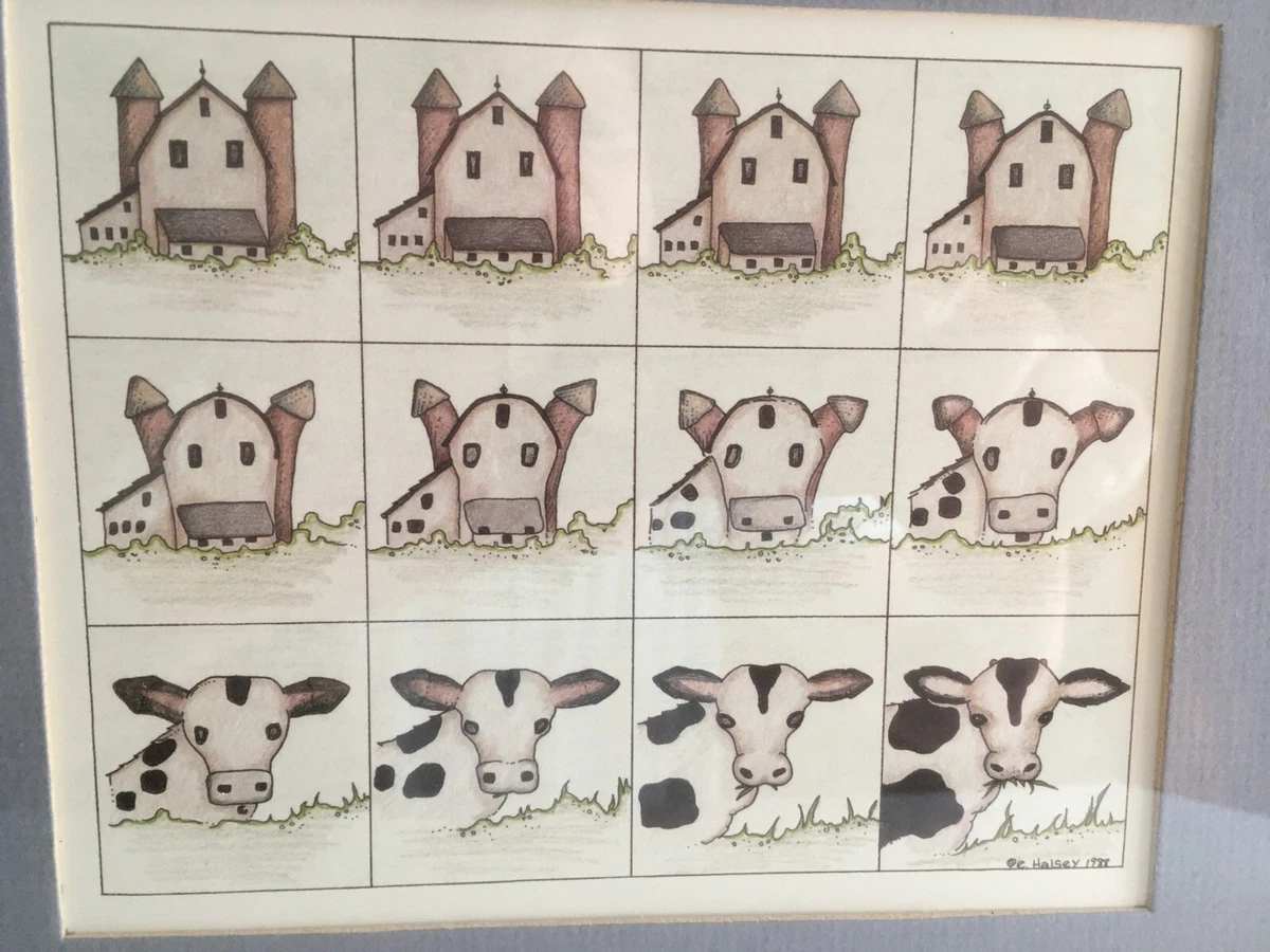 Cow Transformation Art
