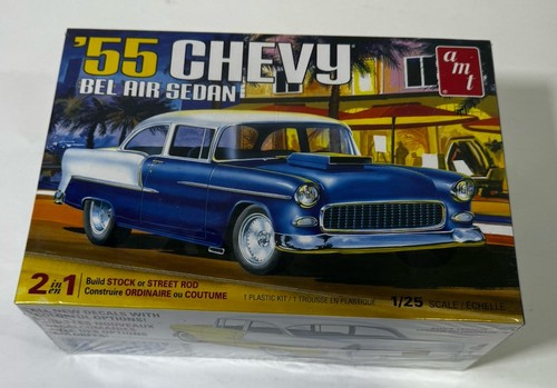 AMT #*1119M ‘55 Chevy Bel Air Sedan (Seald) 1:25 Scale LR-RA | eBay