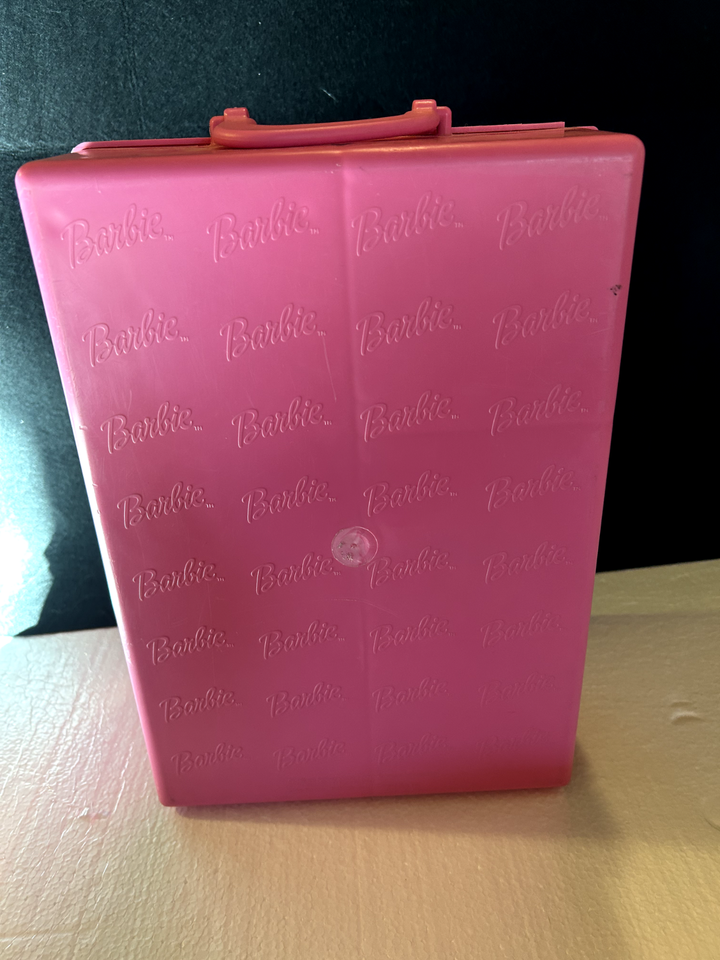 Mattel Barbie Doll Wardrobe Trunk Carry Case Tara Toy Co Pink 2002 | eBay