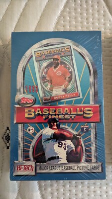 1993 Topps Baseballs Finest Sealed Factory Iconic Box Bobby Kelly | eBay