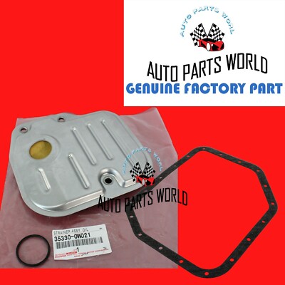 GENUINE TOYOTA YARIS COROLLA MATRIX XA XB XD OIL STRAINER W/ORING & PAN ...