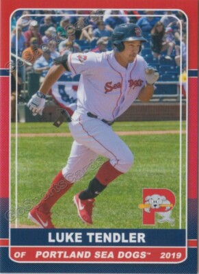 2019 Portland Sea Dogs Luke Tendler RC Rookie Boston Red Sox | eBay