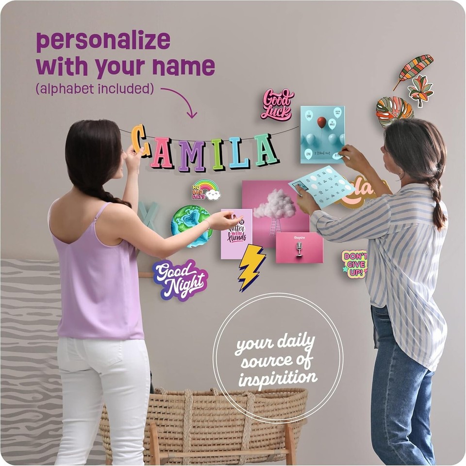 Personalized Bedroom Decor DIY Kit for Teen Girls - Comprehensive ...