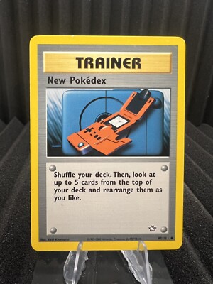 New Pokedex 95/111 - Neo Genesis Unlimited Edition - WOTC Pokemon LP | eBay