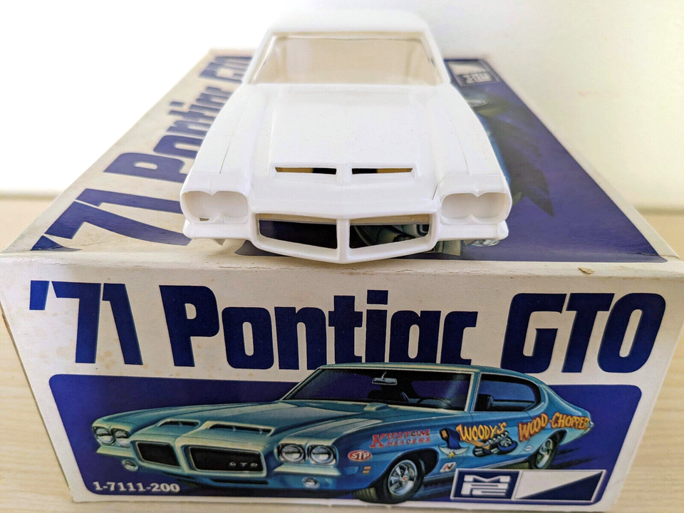 *ULTRA RARE! *ORIGINAL VINTAGE MPC "1971 PONTIAC GTO" Model Kit ...