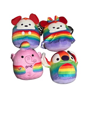 Disney Squishmallow Pride Collection Complete Set Mickey, Stitch ...