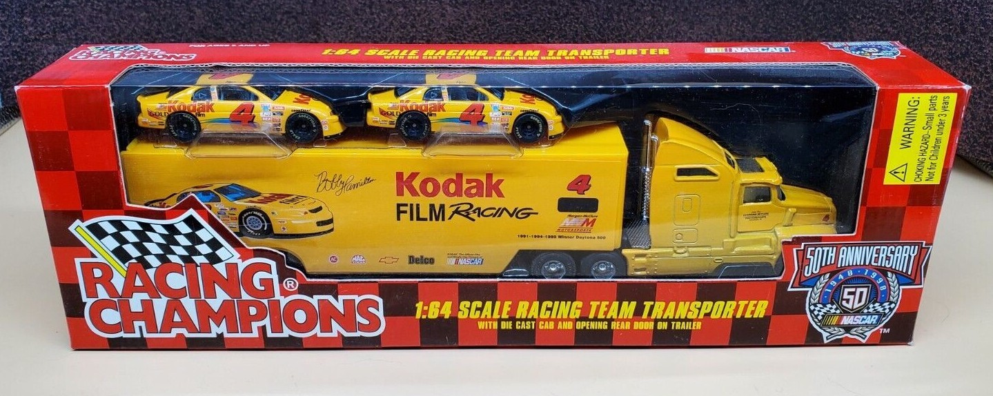 1998 Racing Champions 1:64 Scale Kodak Racing Team Transporter Martin ...