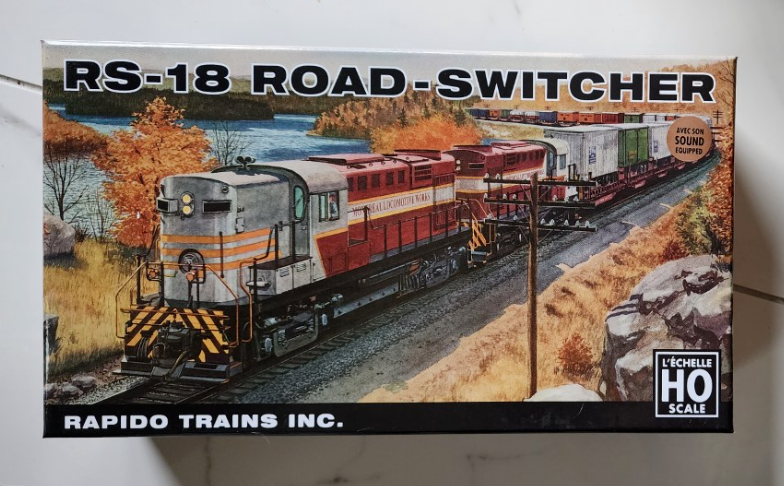 RAPIDO 1/87 HO CN CANADIAN NATIONAL MLW RS-18 RD. #3102 DC / DCC SOUND ...