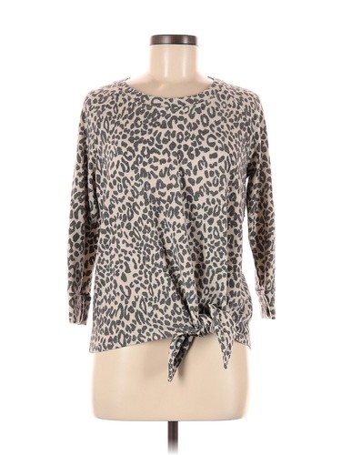 Nine Britton Women Gray Pullover Sweater M | eBay