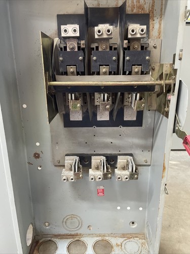 GENERAL ELECTRIC GE DISCONNECT 600 AMP 600V 3 POLE FUSIBLE NEMA 1 ...