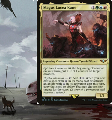 Magus Lucea Kane Commander Deck Warhammer 40K Tyranid Magic MTG EDH ...