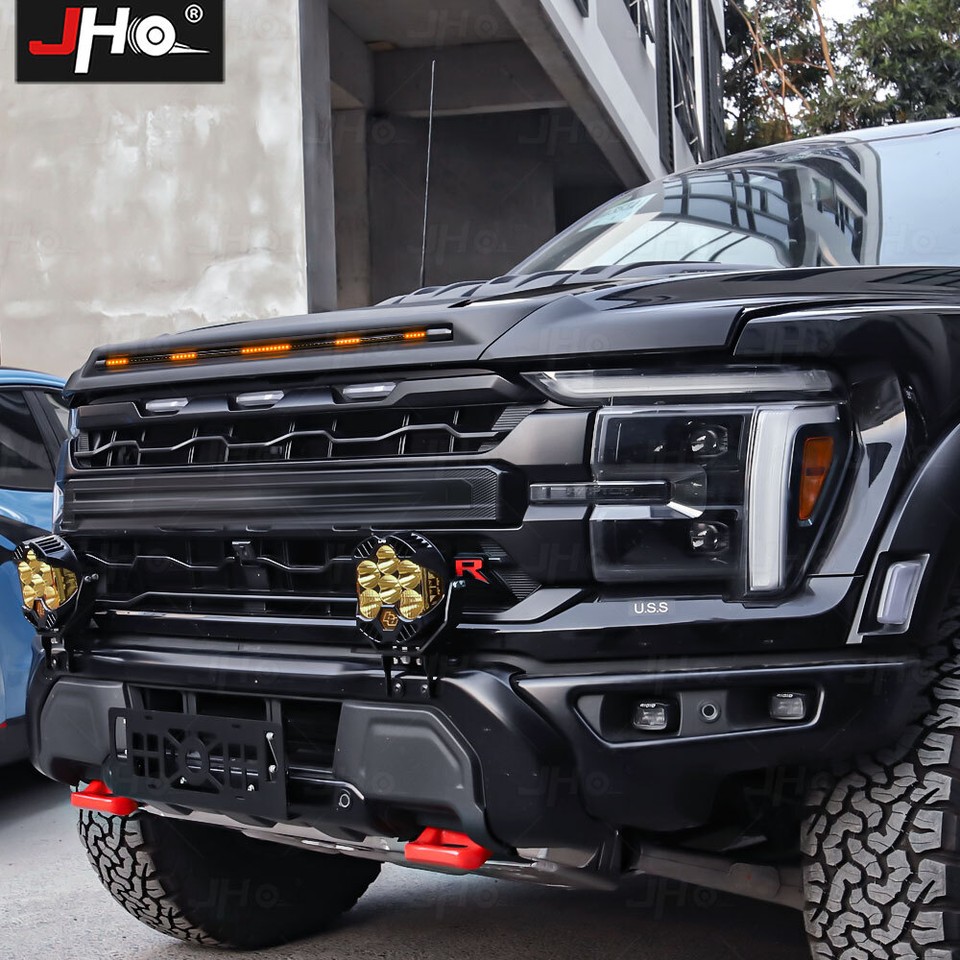 Front Bug Shield Hood Deflector for Ford F150 Raptor 2021-2025 3rd ...
