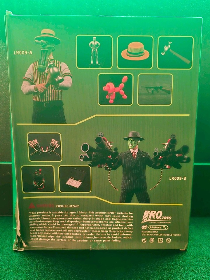 Brotoys LR009B Mystic Mask Man The Mask 1/12 Action Figure Jim Carry | eBay