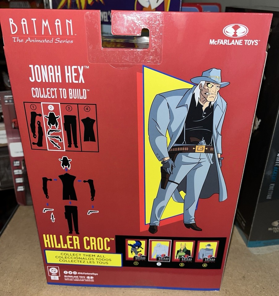 McFarlane DC Batman Btas Jonah Hex Baf animated series KILLER CROC | eBay