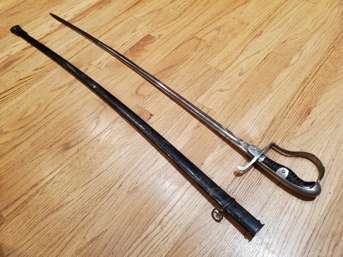 WW1 Imperial German Army Officers Sabre Sword, Black And Silver, Good ...