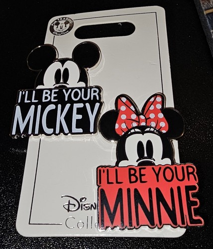 Disney Pin Set I'll Be Your Mickey I'll Be Your Minnie NOC Free ...