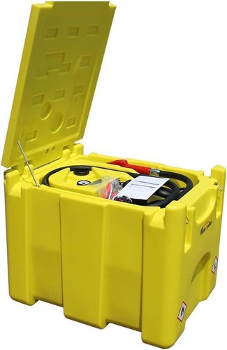 Fuel Transfer Tanks 12V Electric Pump 53 Gallon 13 GPM Flow Rate PE ...